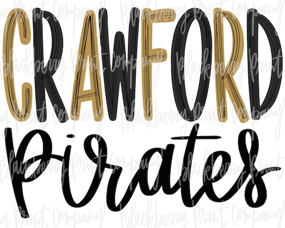 Crawford Pirates PNG Sublimation Printable - Etsy