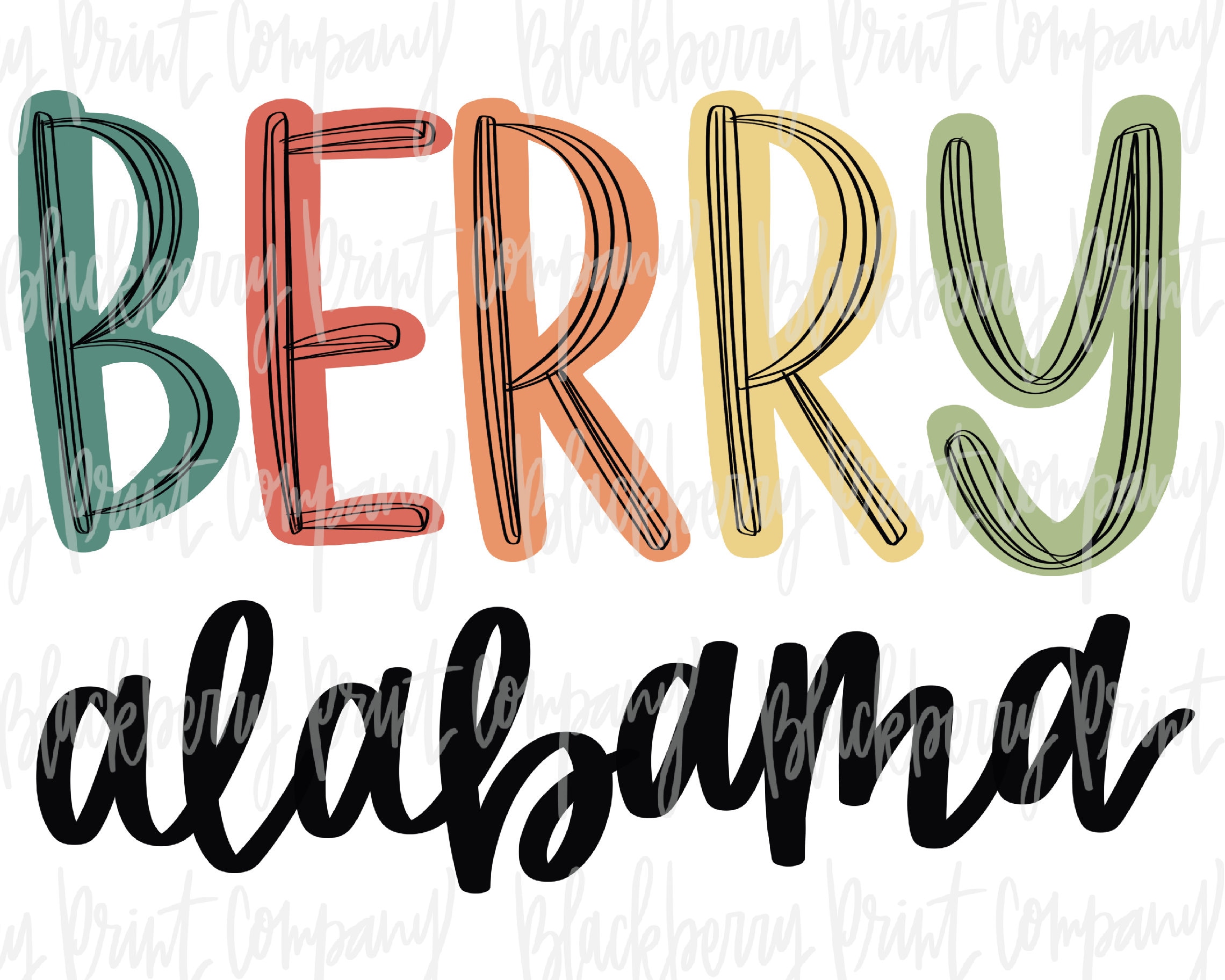 Berry Alabama PNG Sublimation Printable - Etsy
