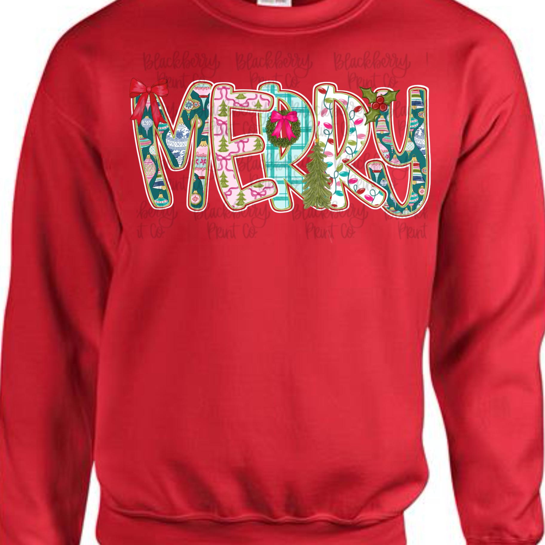 Merry Alpha Set | Hand Drawn Christmas Letters | PNG Digital Download ...
