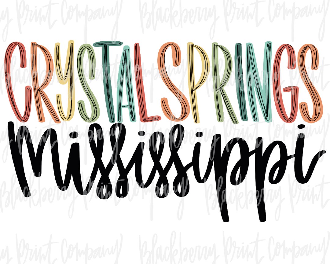 Crystal Spring MS PNG Sublimation Digital Download - Etsy