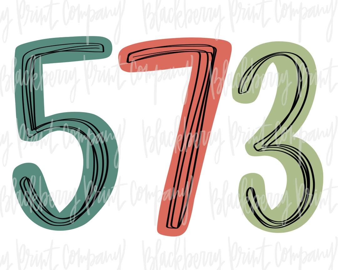 573 Missouri Area Code PNG Sublimation Printable - Etsy