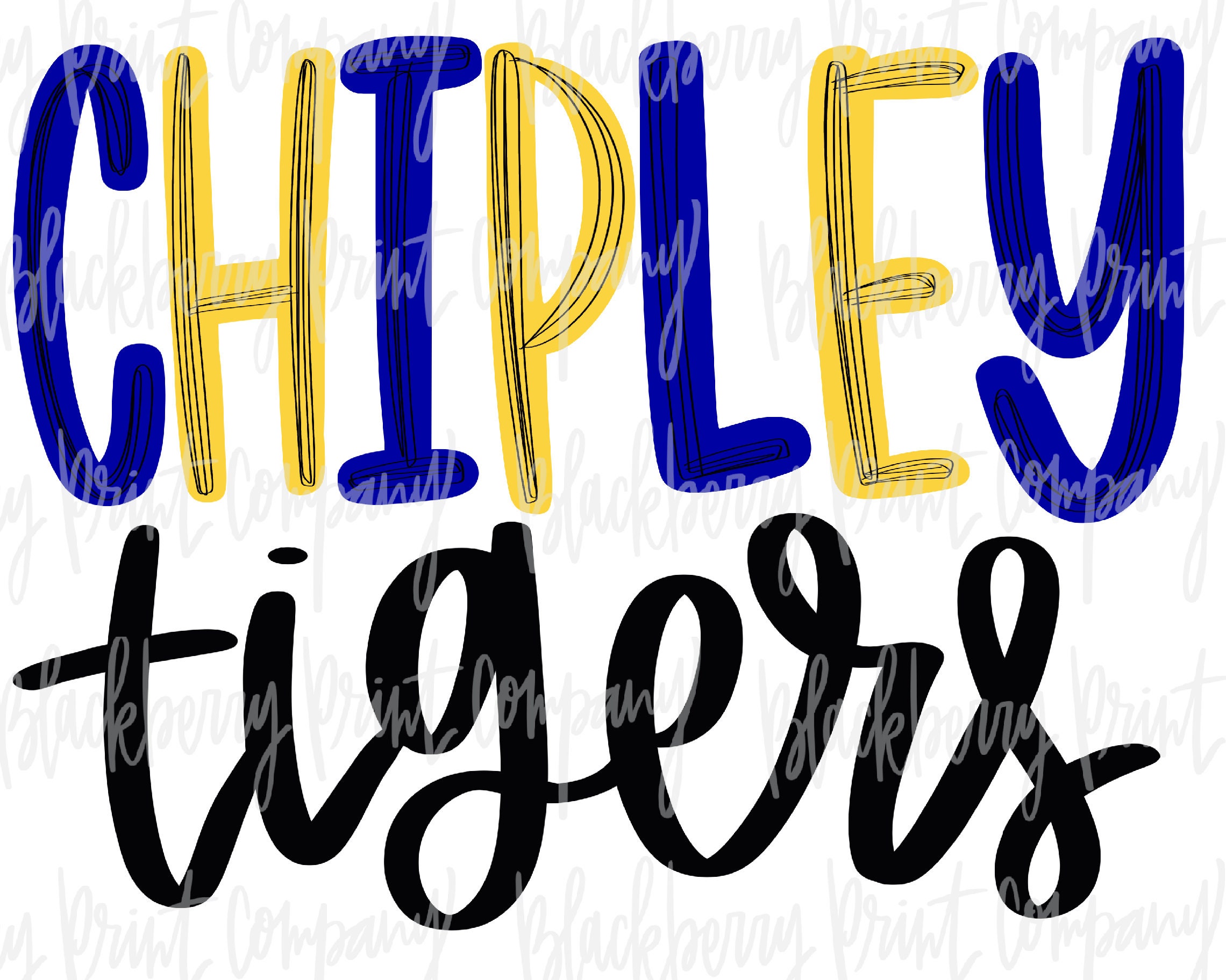 Chipley Tigers School Mascot PNG Sublimation Printable | Etsy
