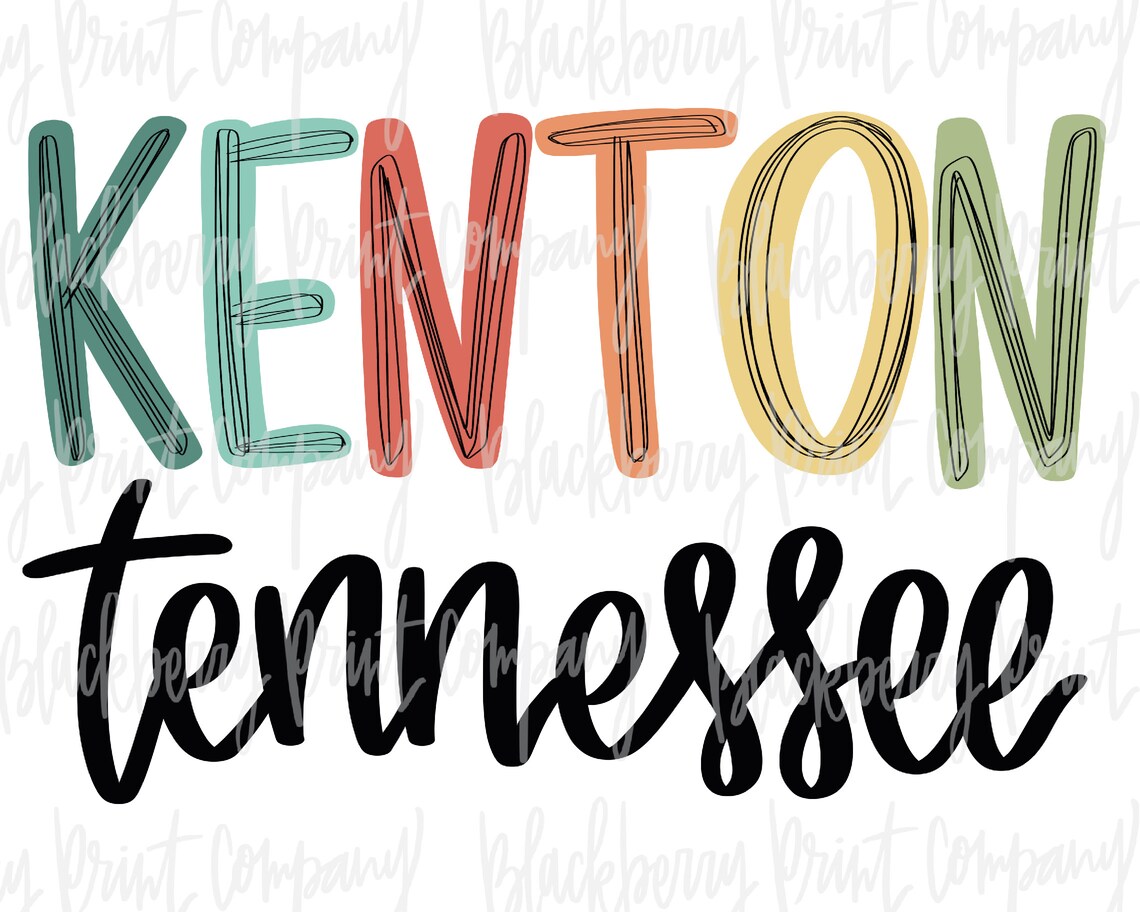 Kenton Tennessee PNG Sublimation Printable - Etsy