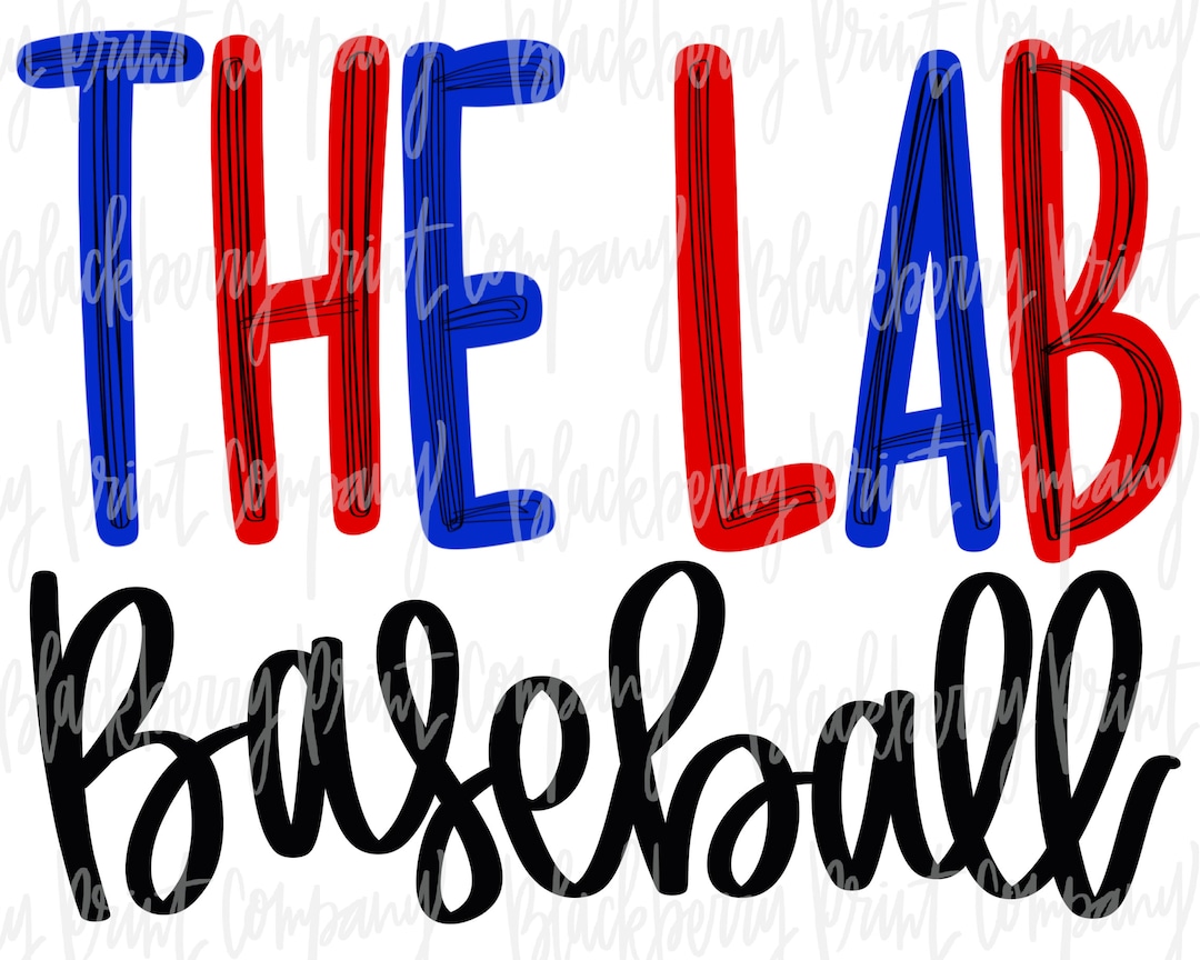 The Lab Baseball PNG Sublimation Printable - Etsy