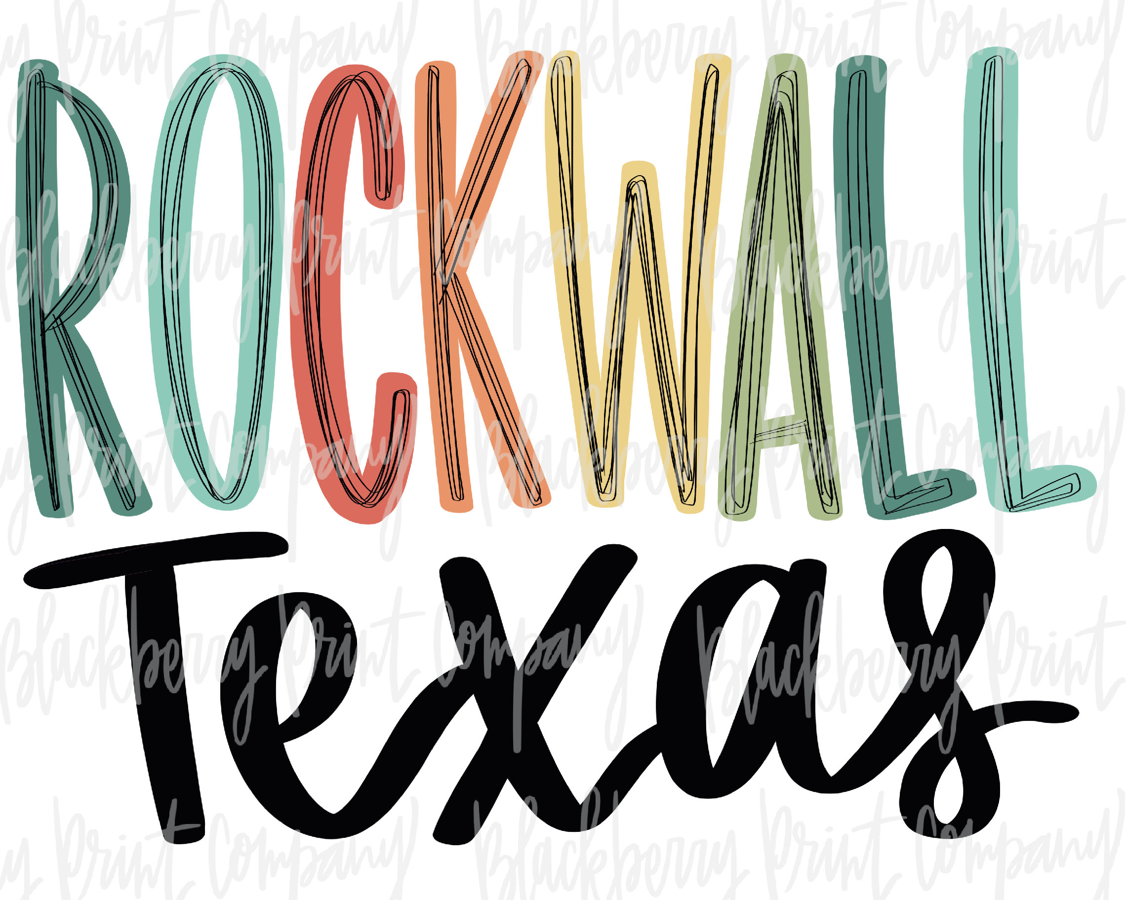 Rockwall Texas PNG Sublimation Digital Download | Etsy