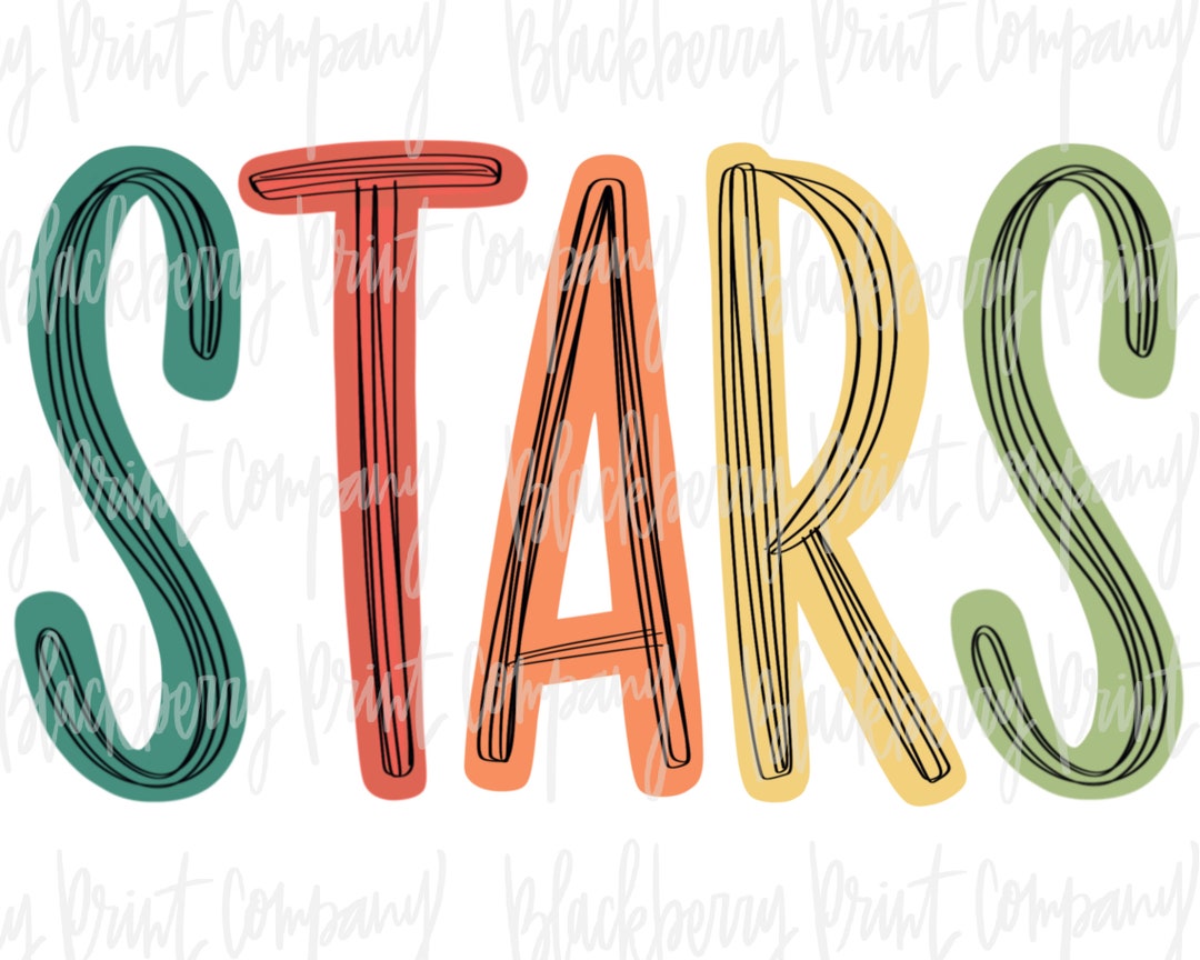 Stars PNG Sublimation Printable Digital Download - Etsy