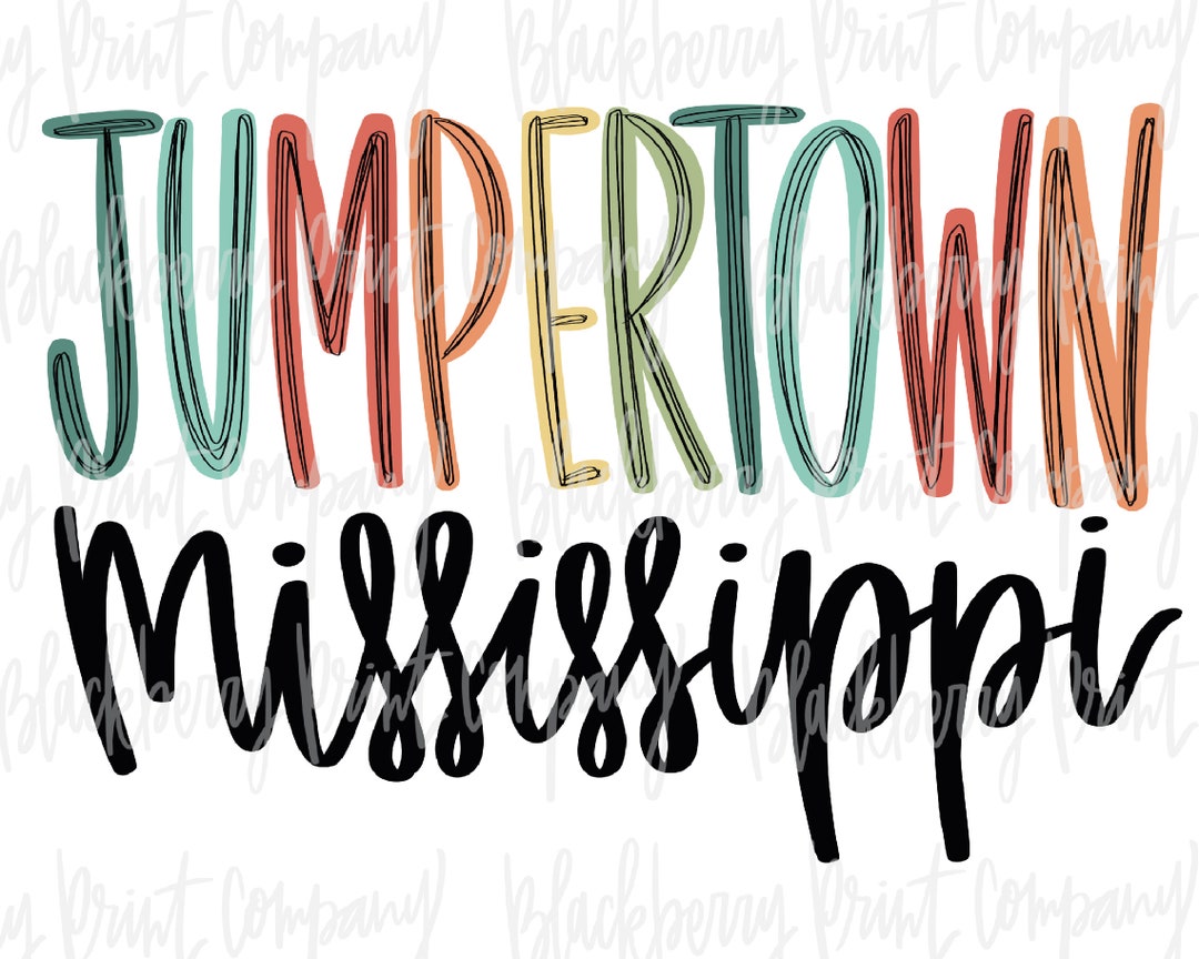 Jumpertown MS PNG Sublimation Printable - Etsy