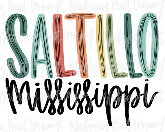 Saltillo MS PNG Sublimation Printable | Etsy