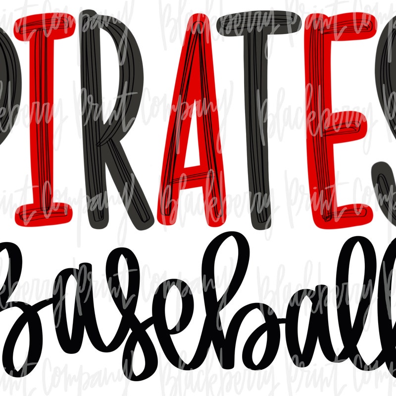 Pirate Baseball Sublimation - Etsy
