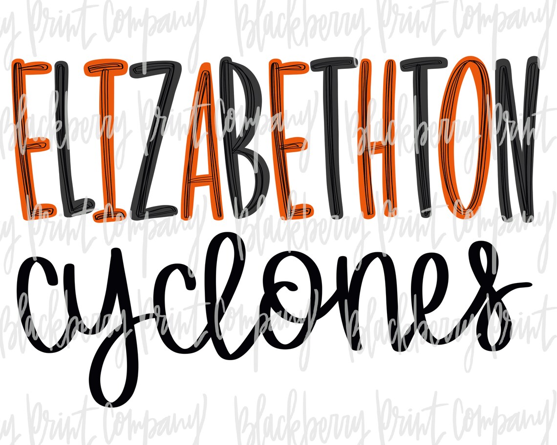 Elizabethton Cylcones PNG Sublimation Printable - Etsy