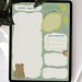 Forest Themed Daily Planner Sheet Kawaii Planner Sheet Digital ...