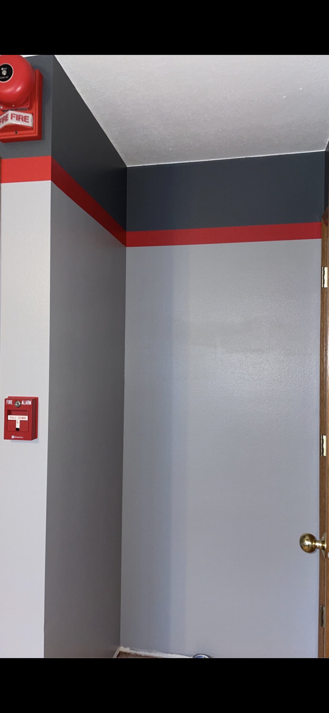 Solid Red Line Thin Red Line Fire & Rescue Wallpaper Border - Etsy