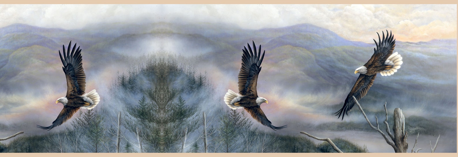 Eagle's Wings Wallpaper Border - Etsy