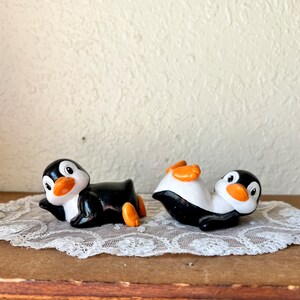 Playful Penguins Figurine Set - Etsy