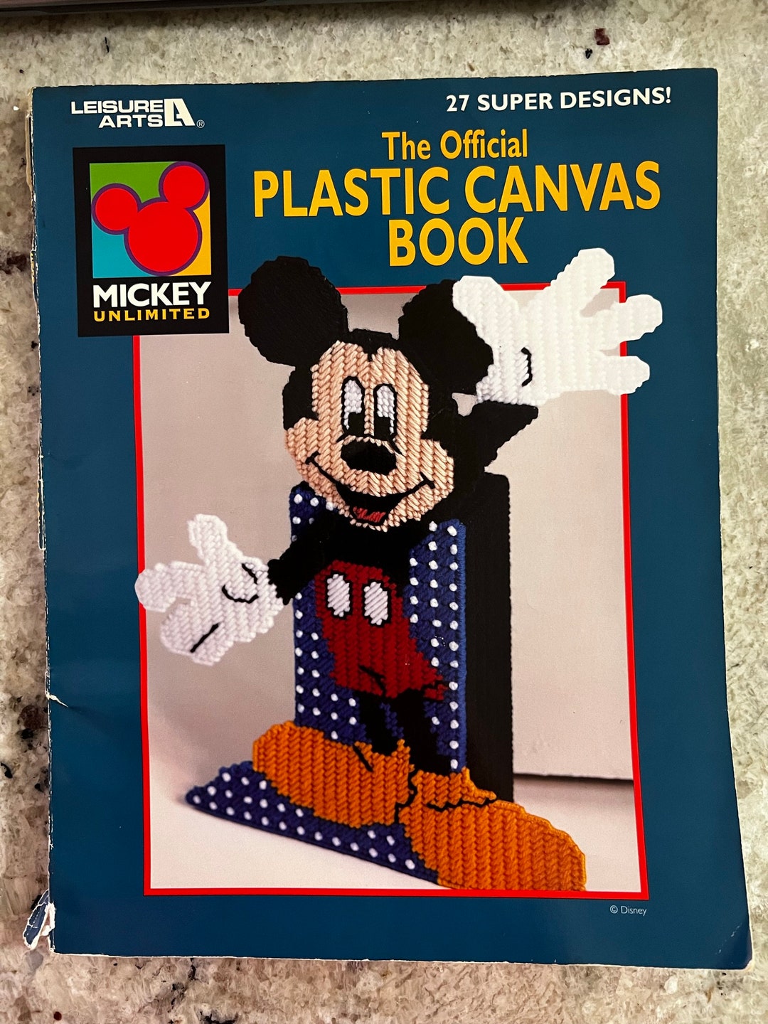 Vintage Needlepoint Disney Mickey Mouse Pattern - Etsy