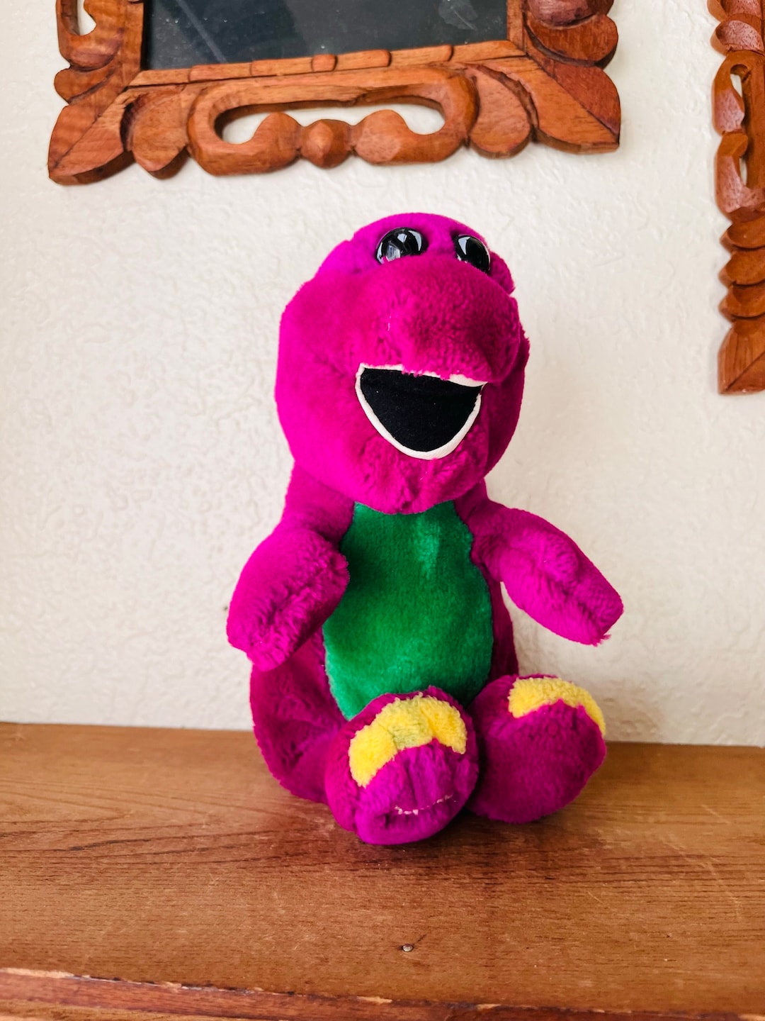 Vintage Barney Small Plush - Etsy
