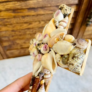 Vintage Handmade Seashell Cross - Etsy