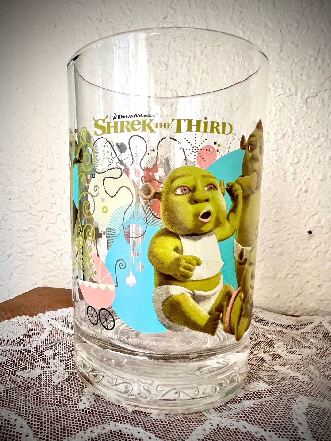 Shrek the Third Fiona Glass Cup - Etsy