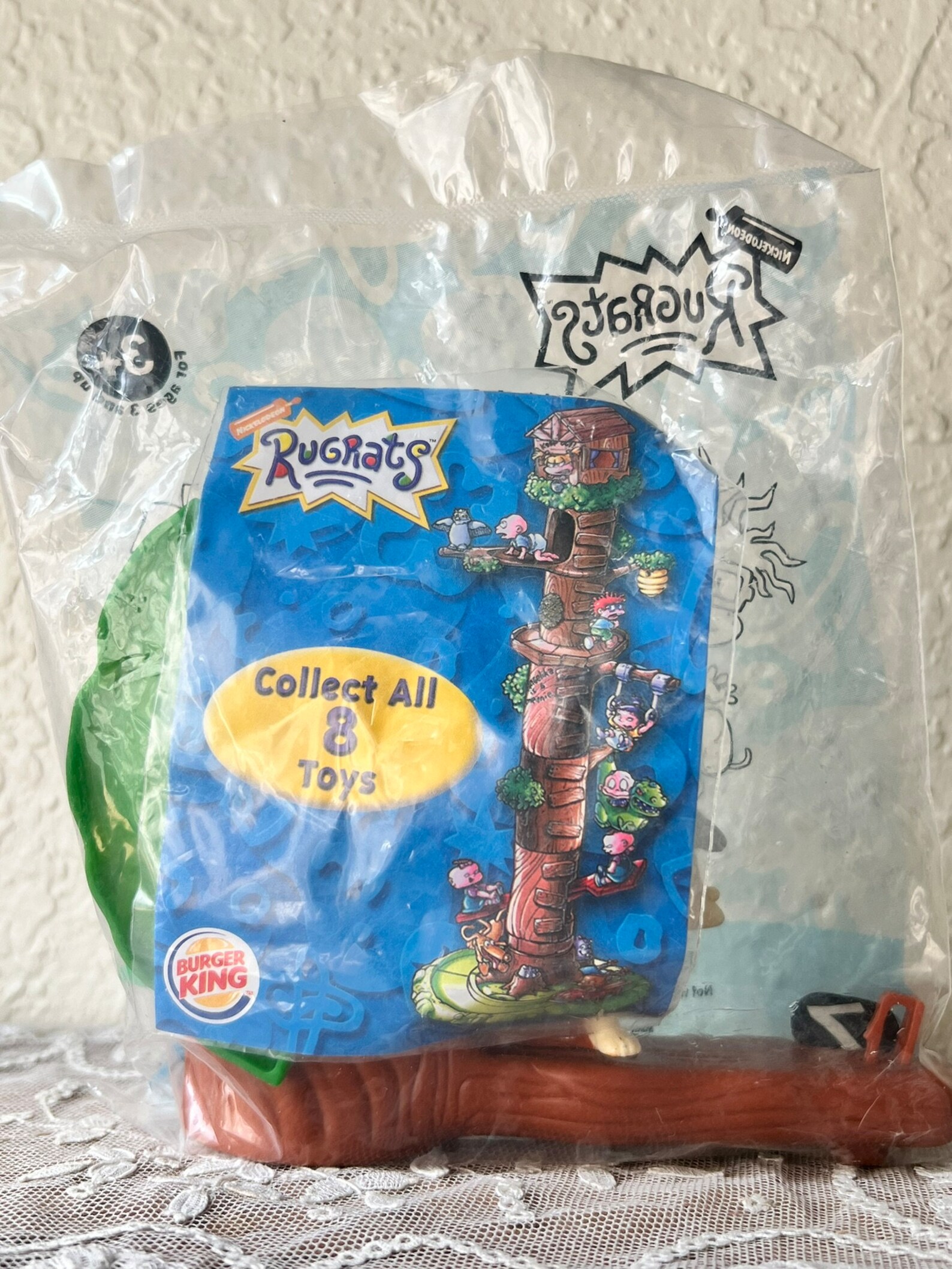 Vintage Rugrats Treehouse Kids Tommy Pickle #7 Burger King Toy 2000 ...