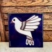 Hand Painted White Dove Tile Trivet - Etsy