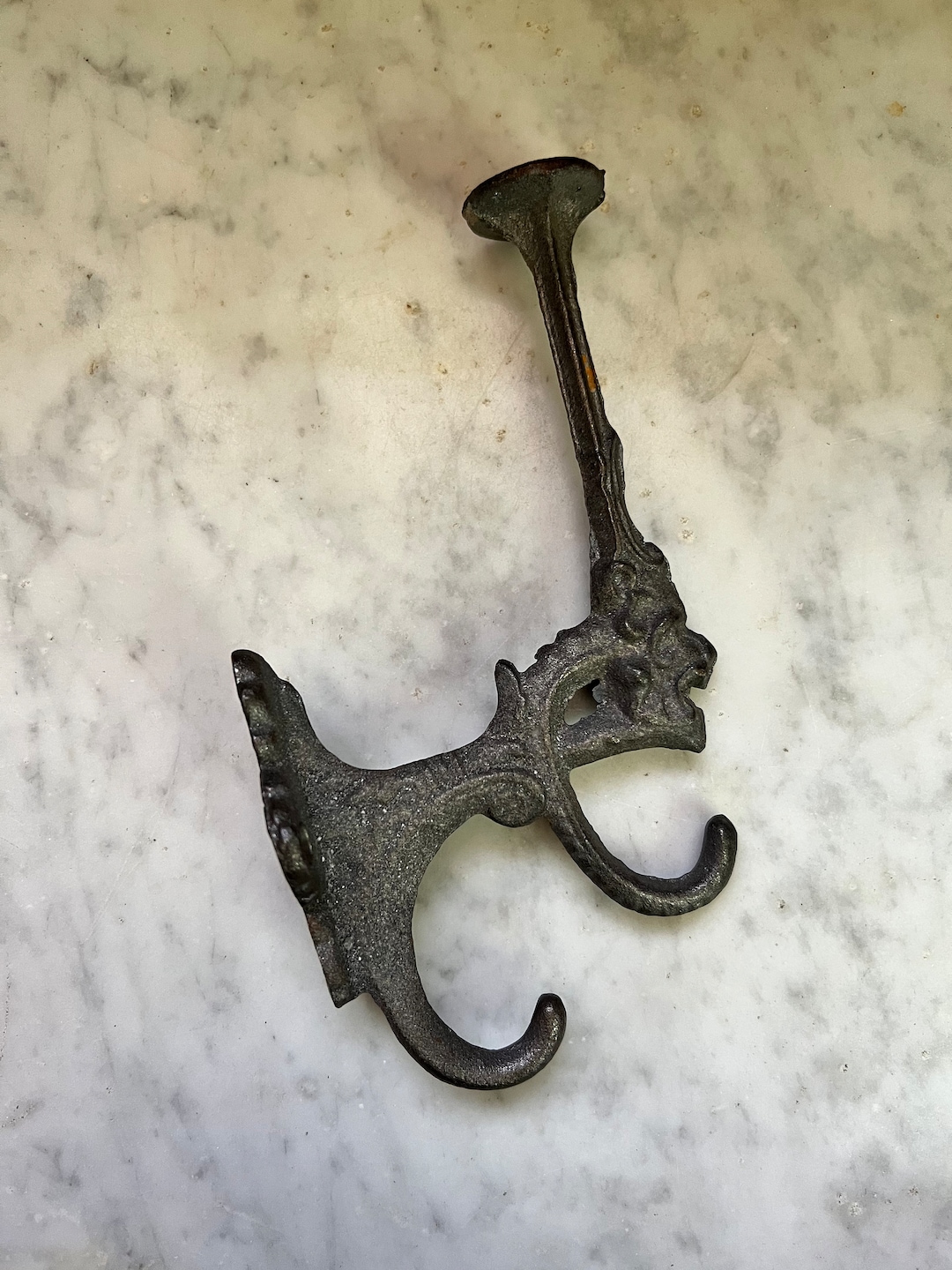 Cast Iron Lion Head Hat & Double Coat Hook - Etsy