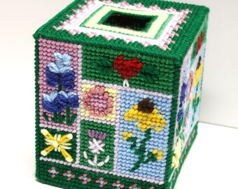 Spring Tissue Box - Etsy