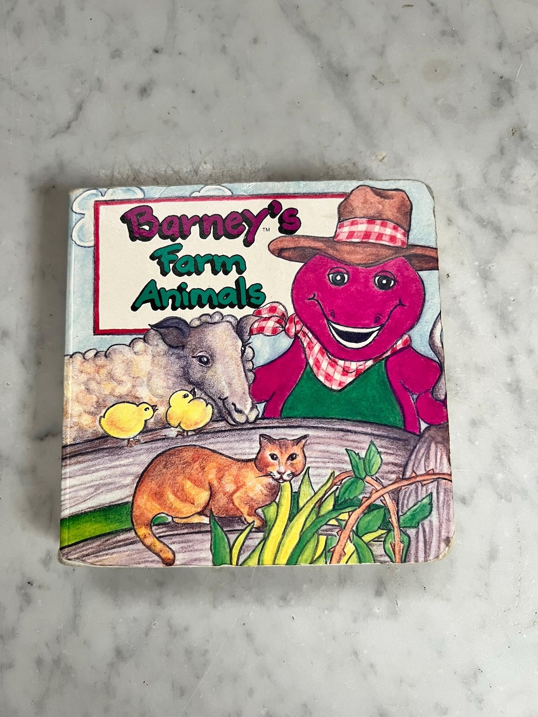 Barney’s Farm Animals – Vintage 1993 Board Book - Etsy