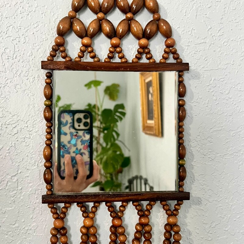 Beaded Mirror - Etsy