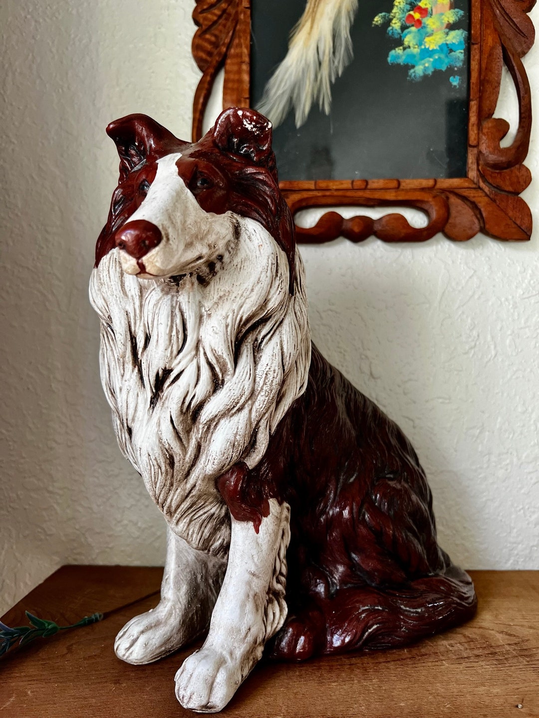 Vintage Ceramic Sheltie/collie Figure - Etsy