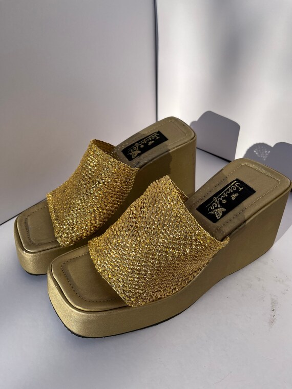 Gold Bratz Y2K Sandals | Etsy