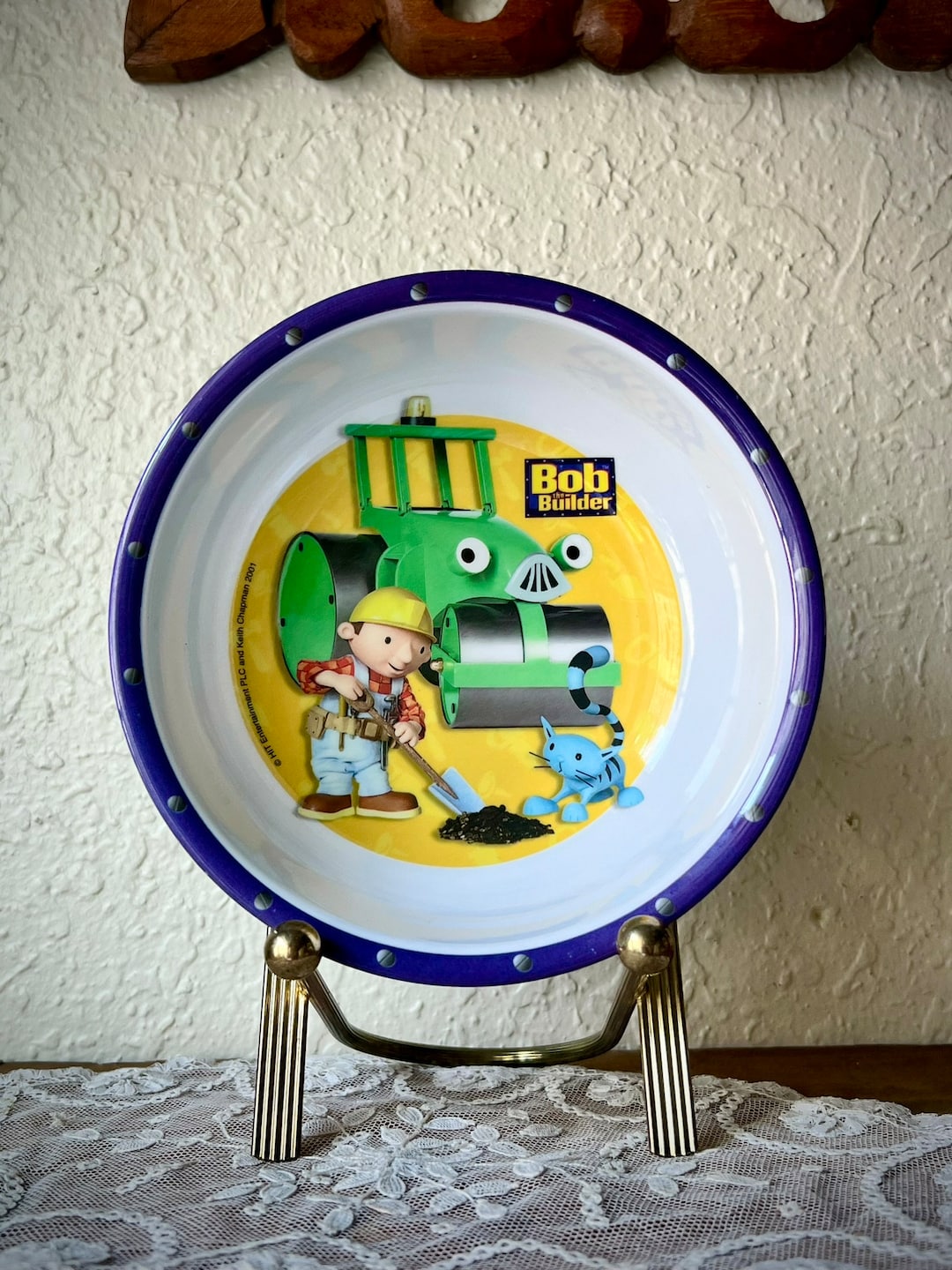 Bob the Builder Melamine Cereal Bowl Zak Designs Bob & Rolley 5.5" - Etsy