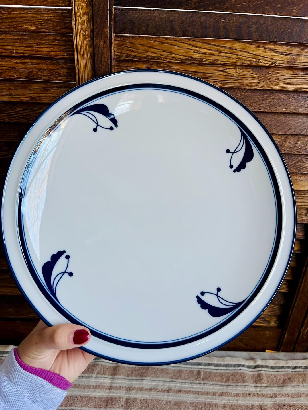 Vintage Dansk Juniper Blue and Bayberry Blue Platter - Etsy