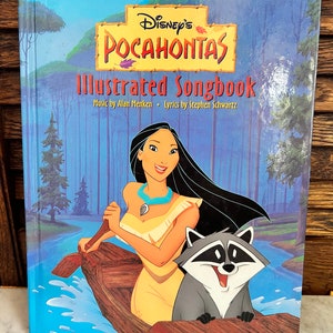 Disney Pocahontas Illustrated Song Book - Etsy