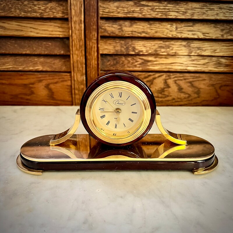 Vintage Mantel Clock - Etsy