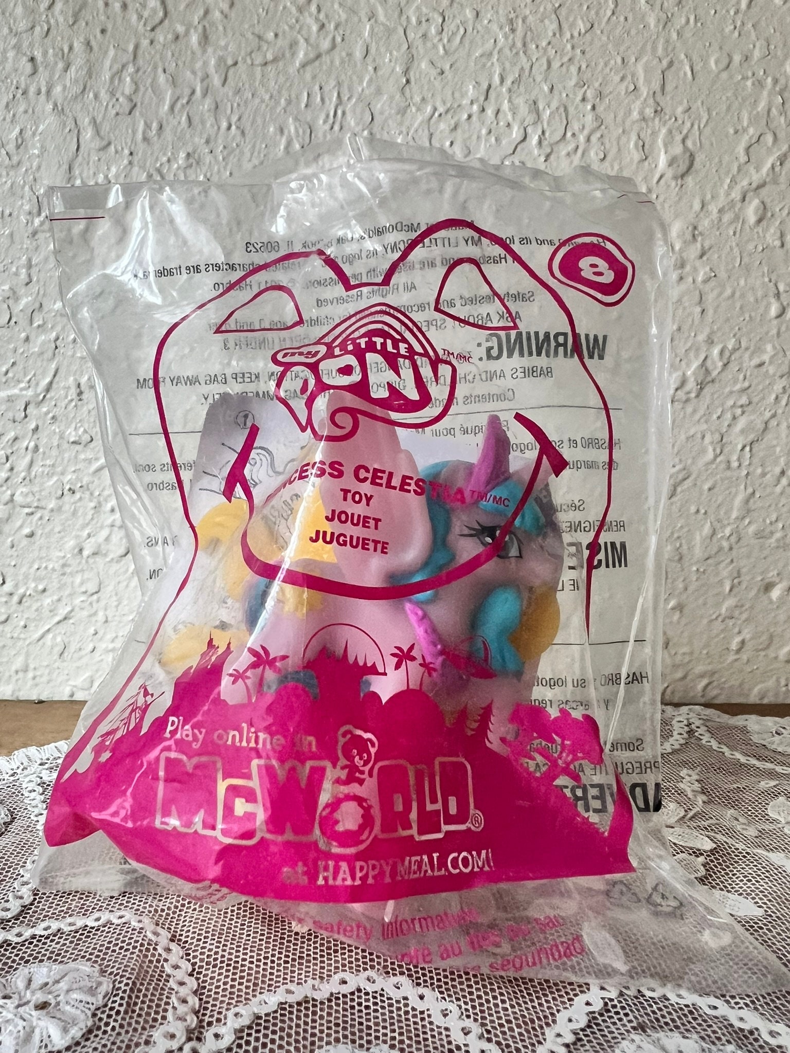 My Little Pony Mcdonald's Happy Meal Toy - Princess Celestia - Etsy