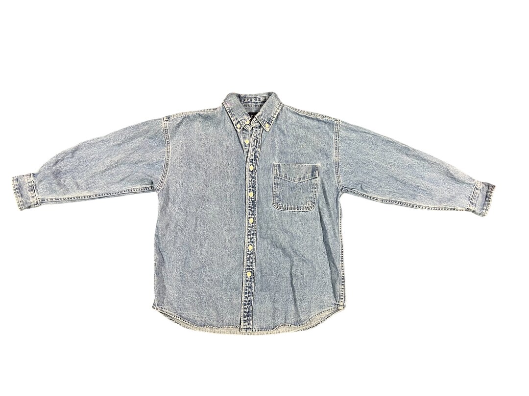 Gap Denim Button up Shirt - Etsy