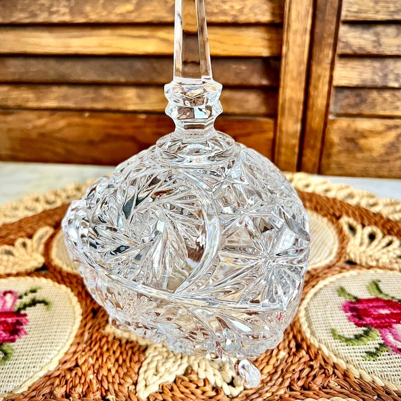 Crystal Pinwheel Candy Bowl - Etsy