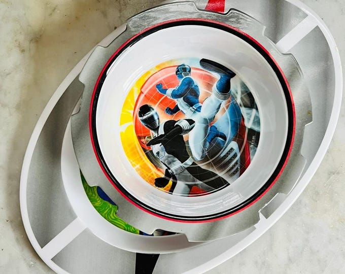 Vintage Power Rangers Bowl and Plate Set – 90s Kids Dishware - Etsy