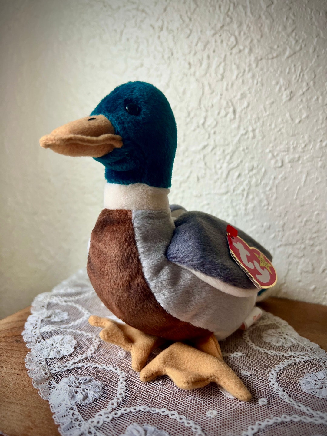 Vintage Jake the Duck TY Beanie Baby - Etsy