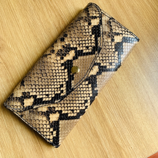 Python Clutch - Etsy
