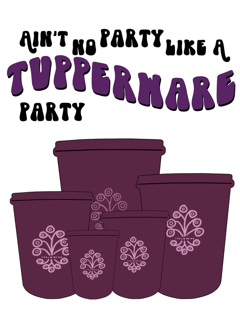 Tupperware Party, Instant Download, Printable - Etsy
