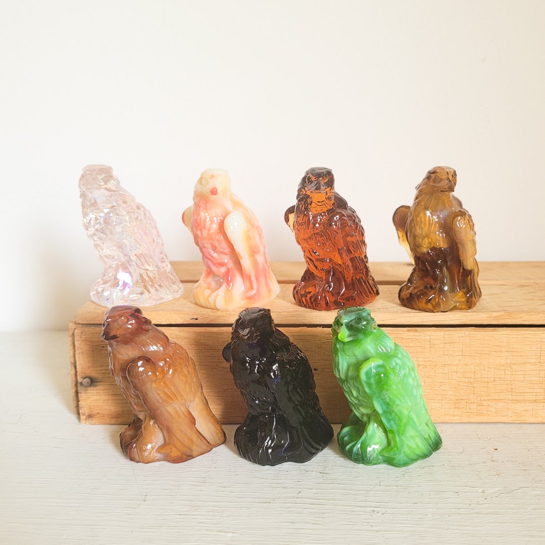 Boyd Art Glass Bernie the Eagle Figurines, Your Choice - Etsy