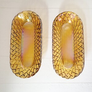 Carnival Glass Celery Dish, Indiana Glass Company - Etsy