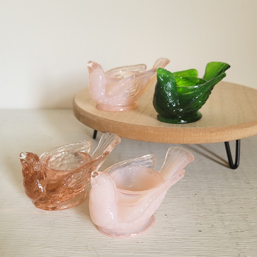 Degenhart Boyd Birds With Berry Salt Cellar, Multiple Colors Available ...