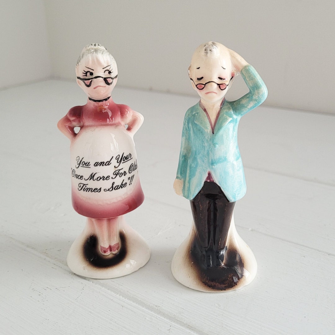 Cute and Risqué Salt and Pepper Couple, Enesco Salt and Pepper Shakers ...