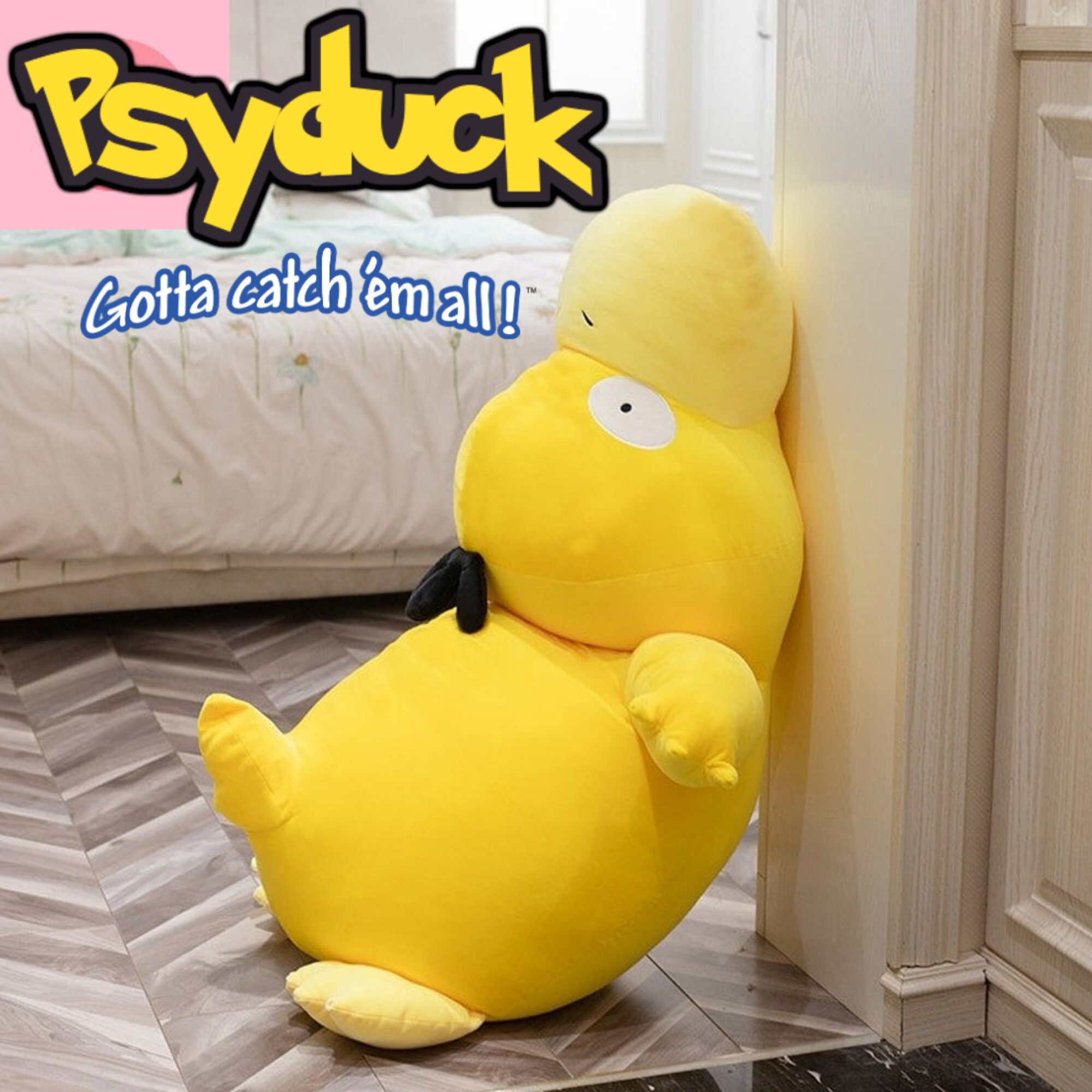 Psyduck Plush Pokemon Toy Character Soft Pokeball | Etsy