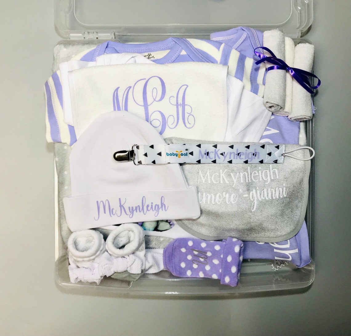 Small Personalized Baby Box-baby Girl-baby Boy - Etsy