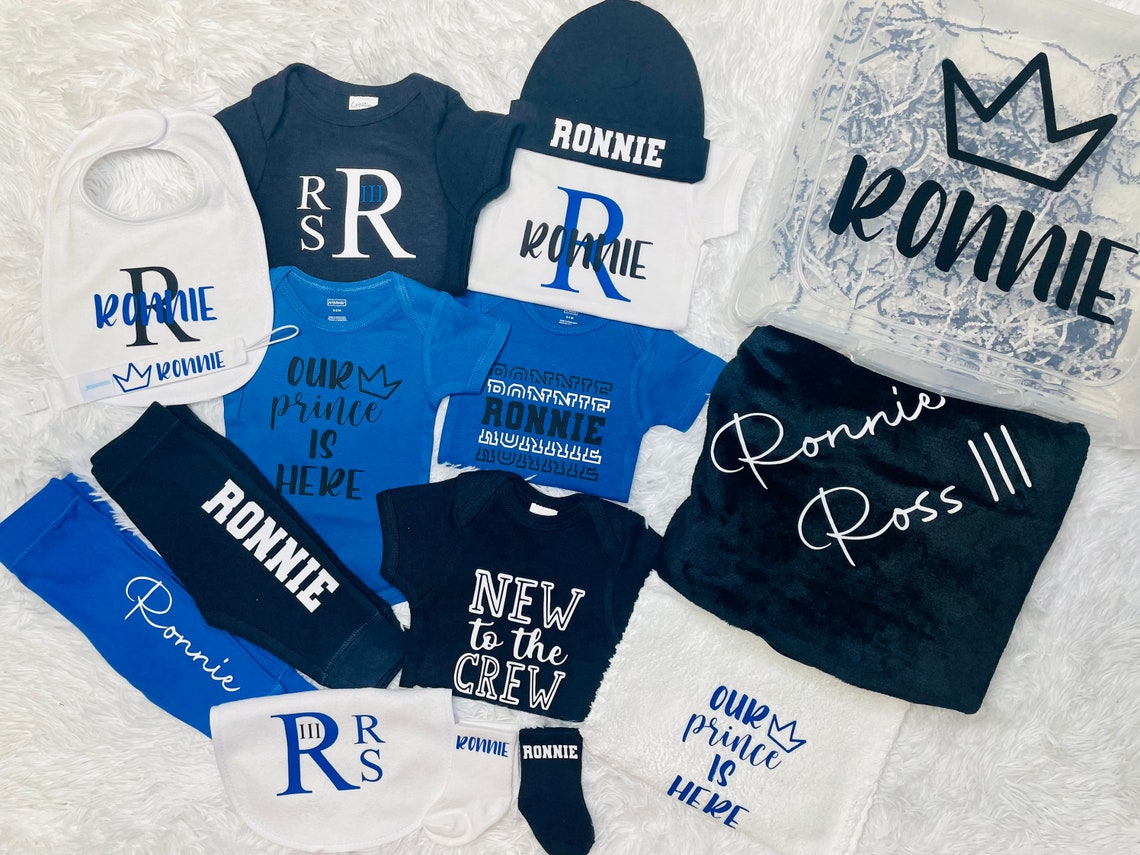 Large Personalized Baby Box for Boys - Etsy