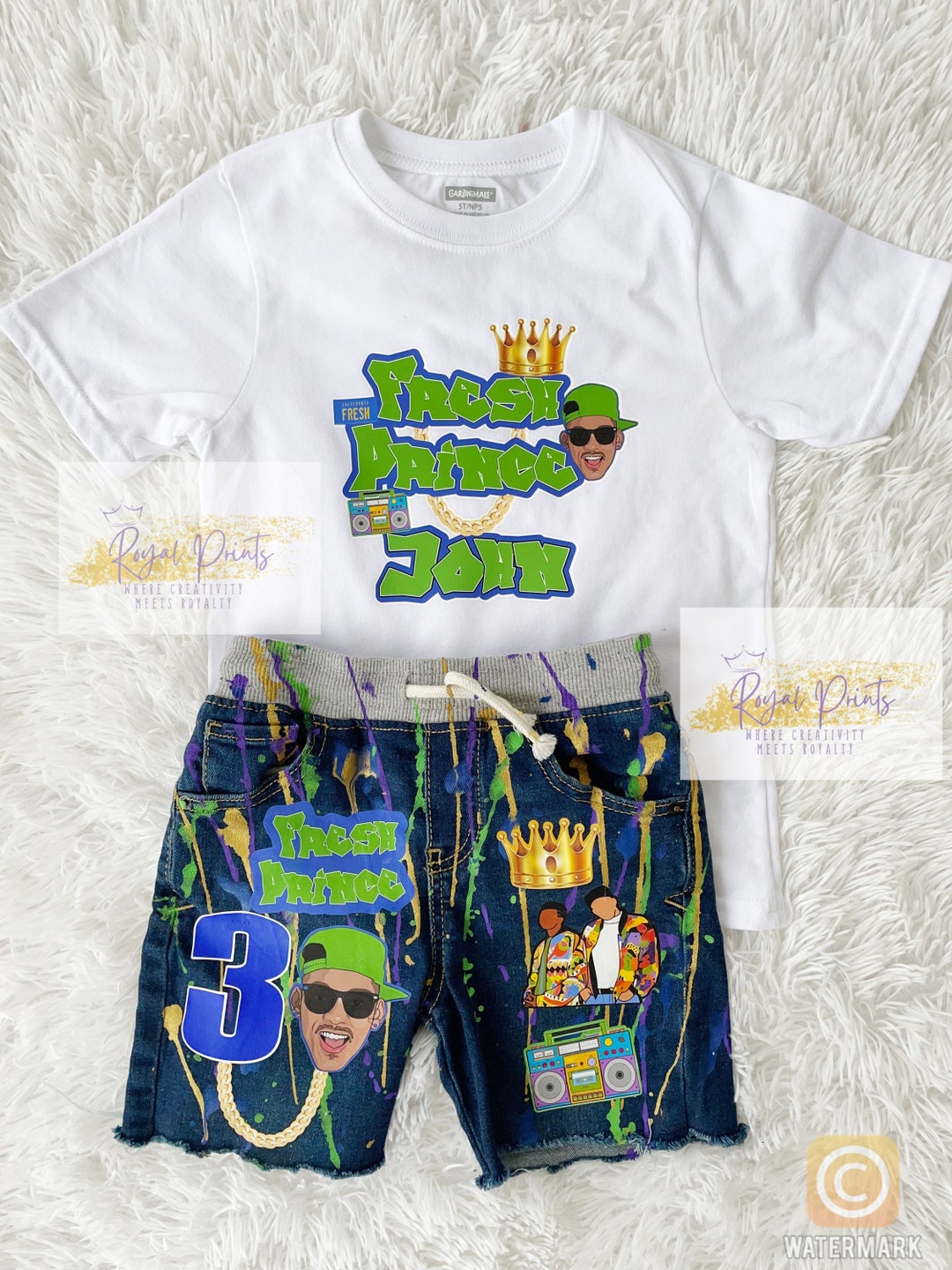 Fresh Birthday Outfit-any Theme-shorts Set - Etsy