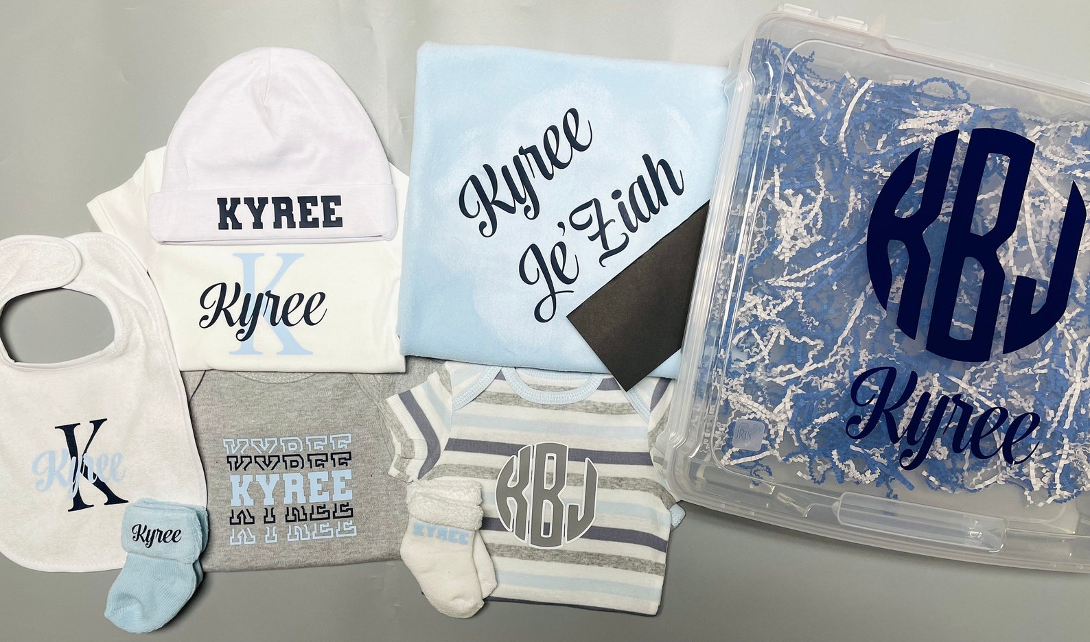 Small Personalized Baby Box- Baby Boy- Baby Girl - Etsy